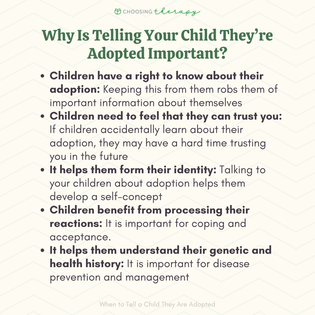 When & How to Tell Your Child They’re Adopted When & How to Tell Your Child They’re Adopted