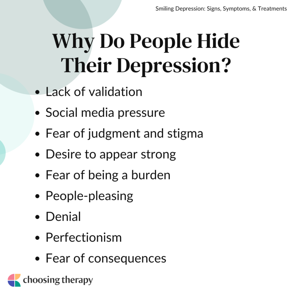 Smiling Depression: Signs, Symptoms, & Treatments