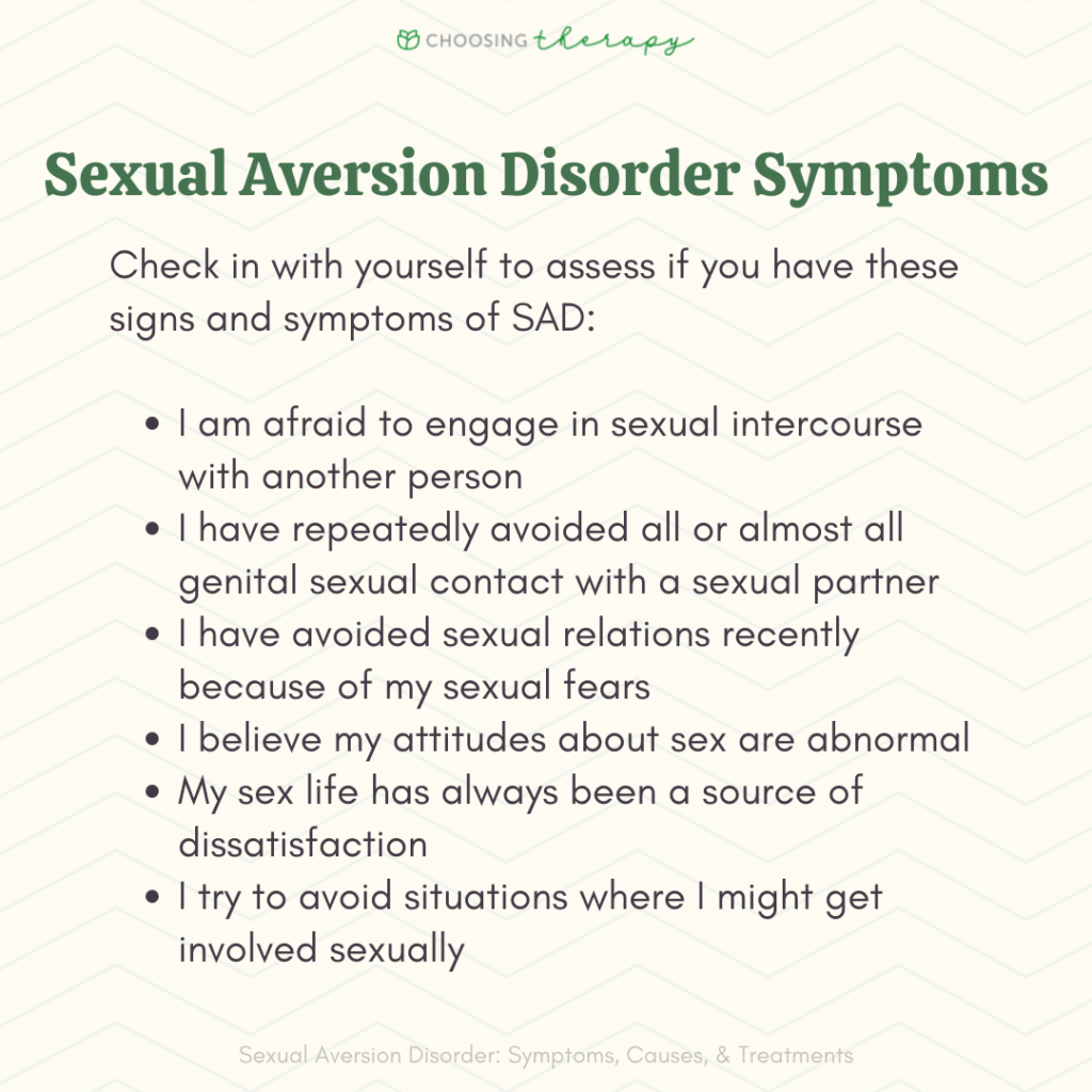 What Is Sexual Aversion Disorder?