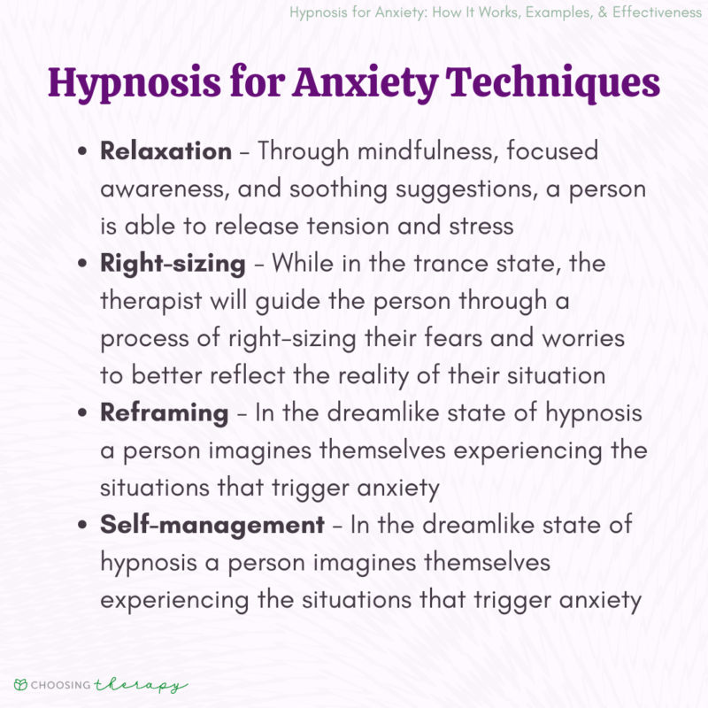 Hypnosis for Anxiety: How It Works, Examples, & Effectiveness