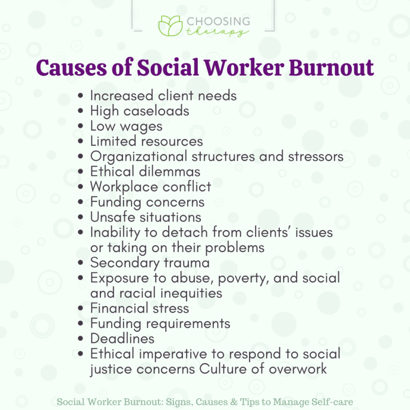 Social Worker Burnout: Signs & 15 Tips to Practice Self Care