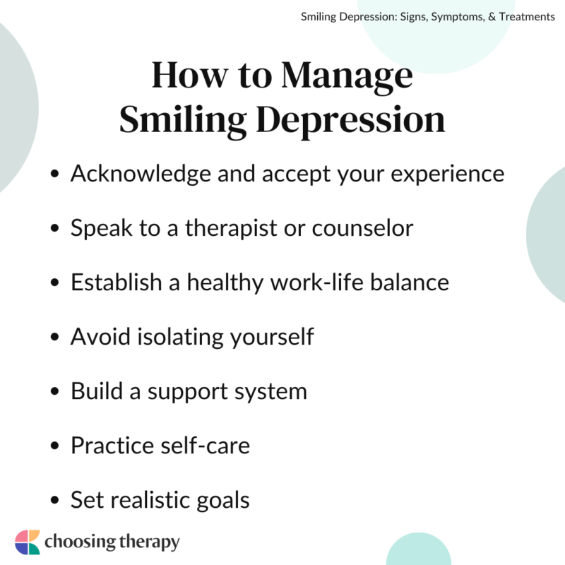 Smiling Depression: Signs, Symptoms, & Treatments