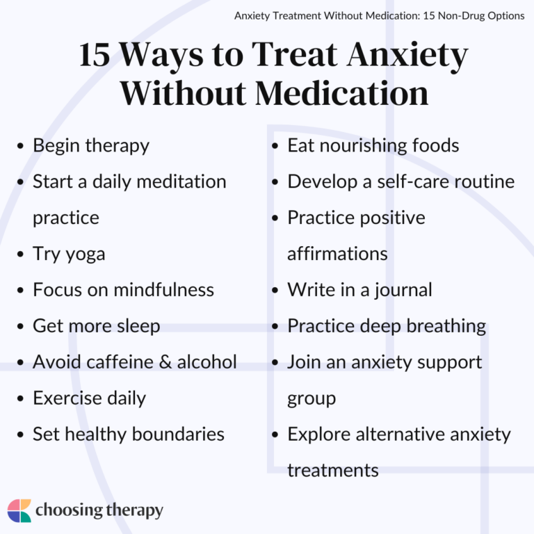A Guide For How To Treat Anxiety Without Medication