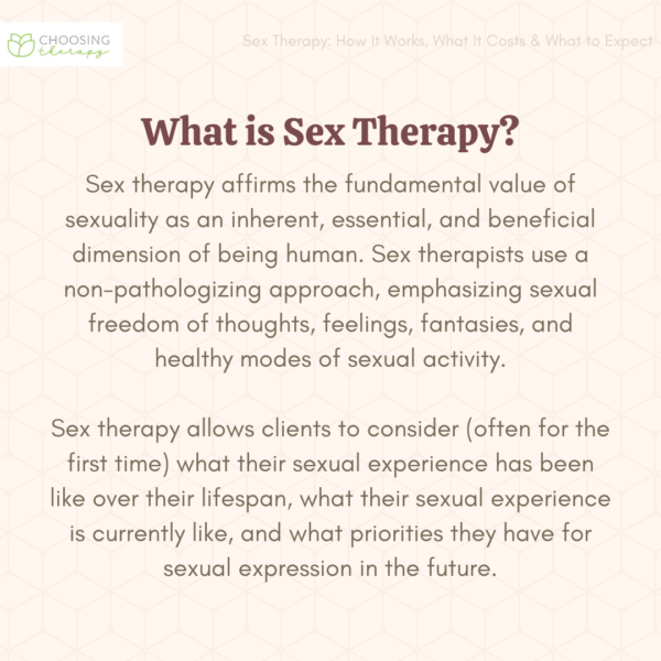 How Does Sex Therapy Work