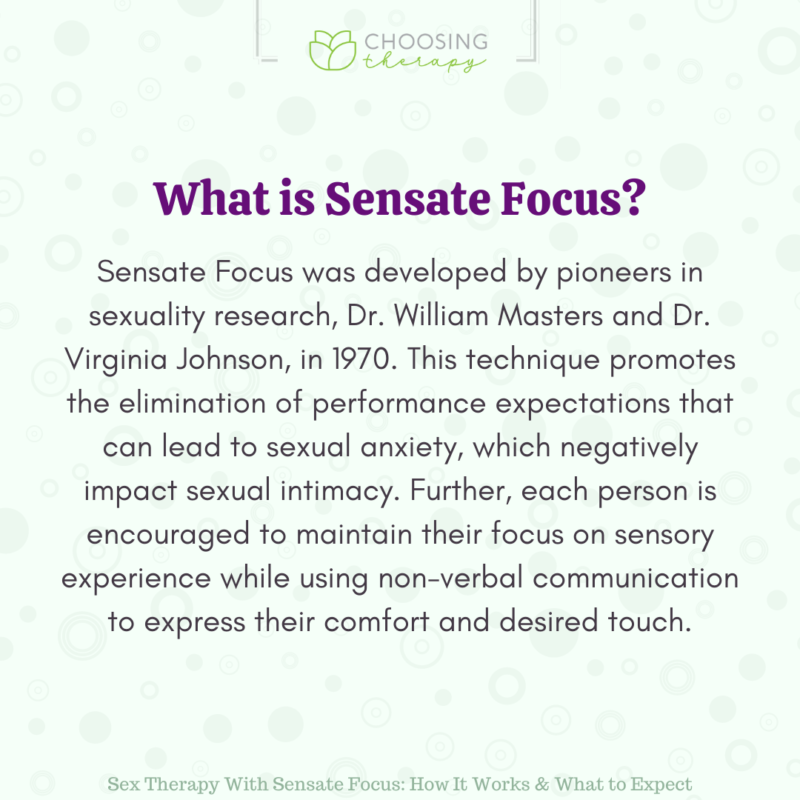 What is Sensate Focus Therapy?