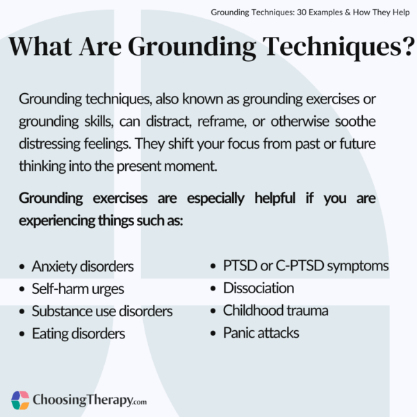 30 Grounding Techniques to Calm Anxious Thoughts