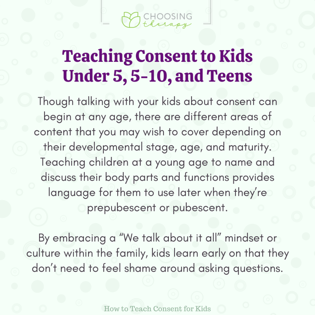 How to Talk to Your Kids About Consent