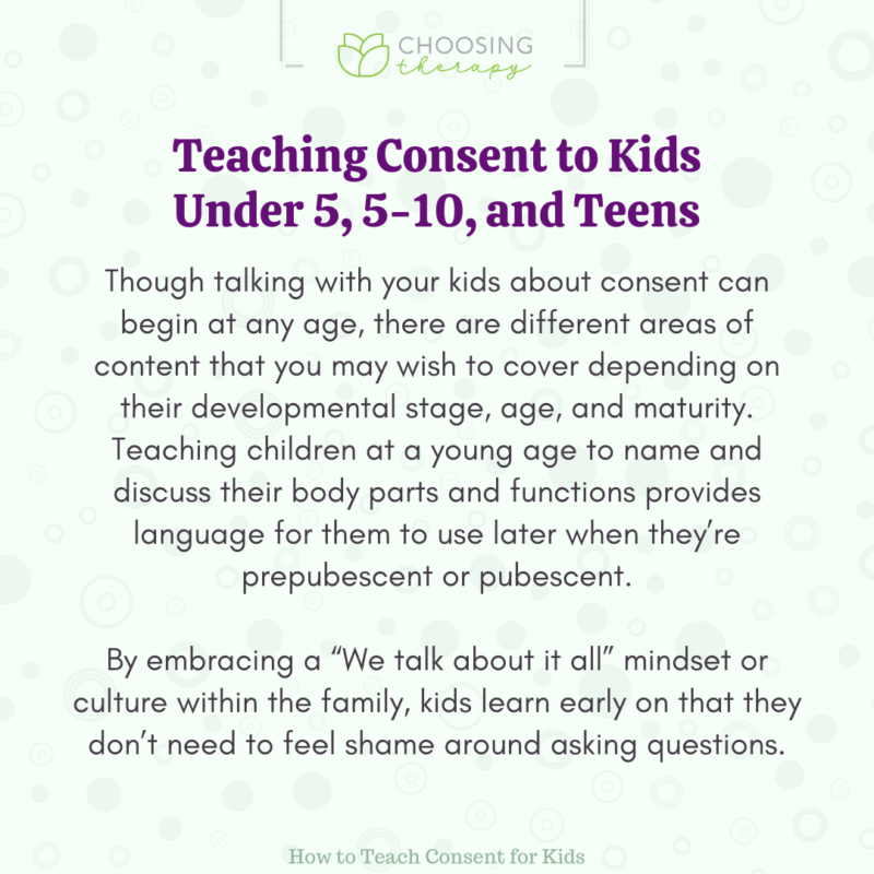 How to Talk to Your Kids About Consent