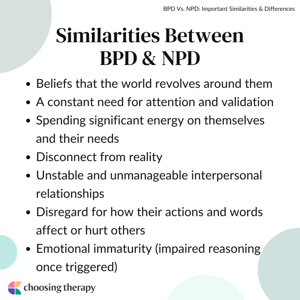 BPD Vs. NPD: Important Similarities & Differences
