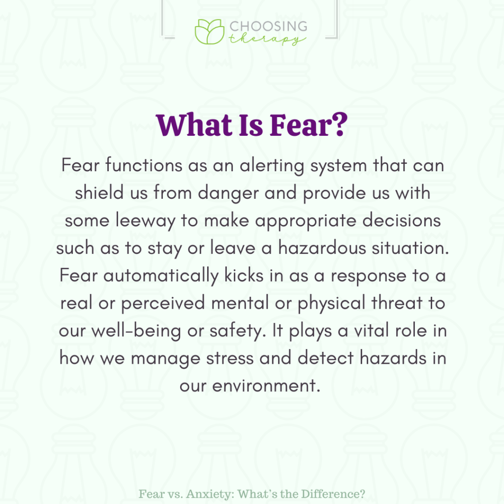 Fear vs. Anxiety: What’s the Difference?