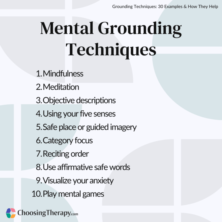 30 Grounding Techniques to Calm Anxious Thoughts