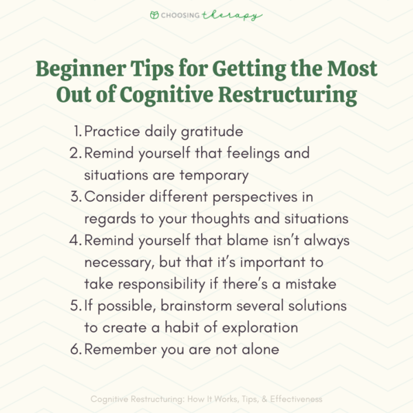 How Cognitive Restructuring Can Change Your Negative Thoughts