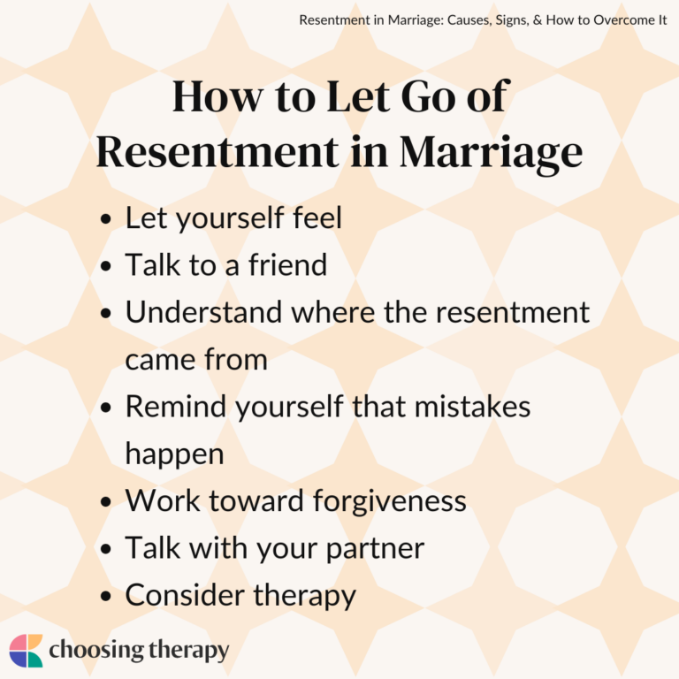 How to Overcome Resentment in Marriage