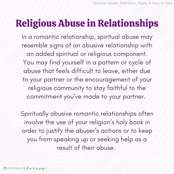 What Is Spiritual Abuse?