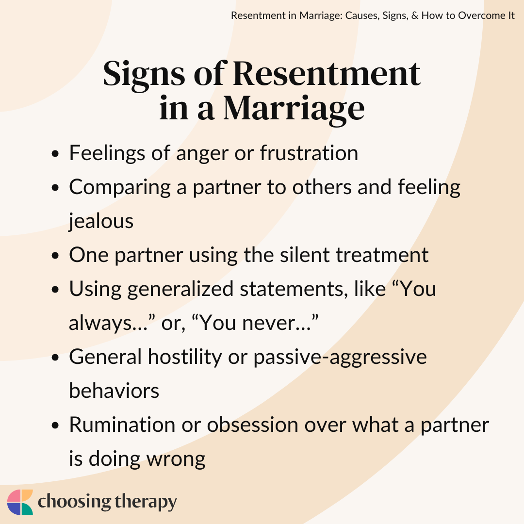 How To Overcome Resentment In Marriage