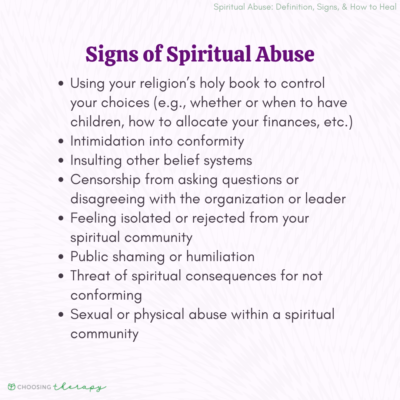 What Is Spiritual Abuse?