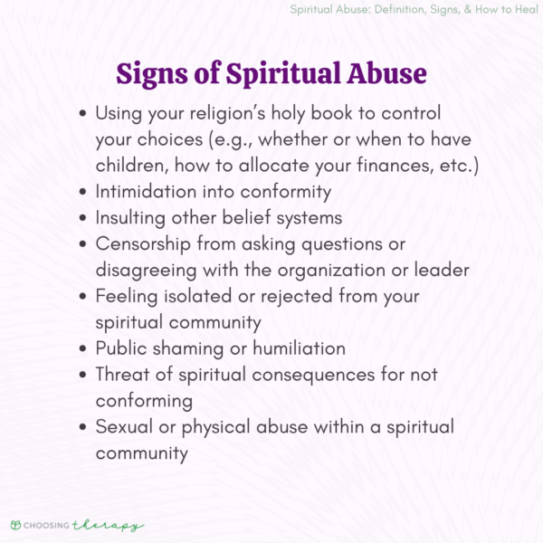 What Is Spiritual Abuse?