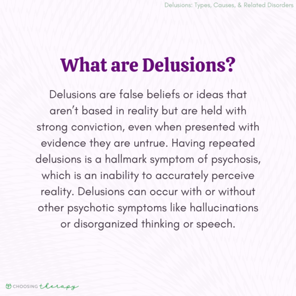 What Are Delusions & Delusional Disorders?