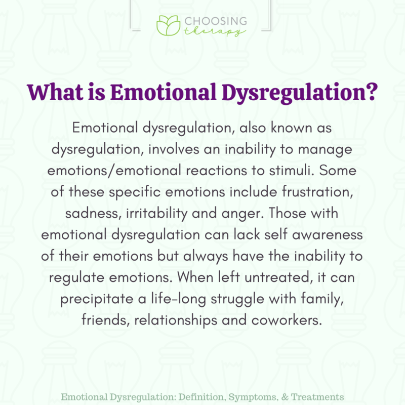 What is Emotional Dysregulation?