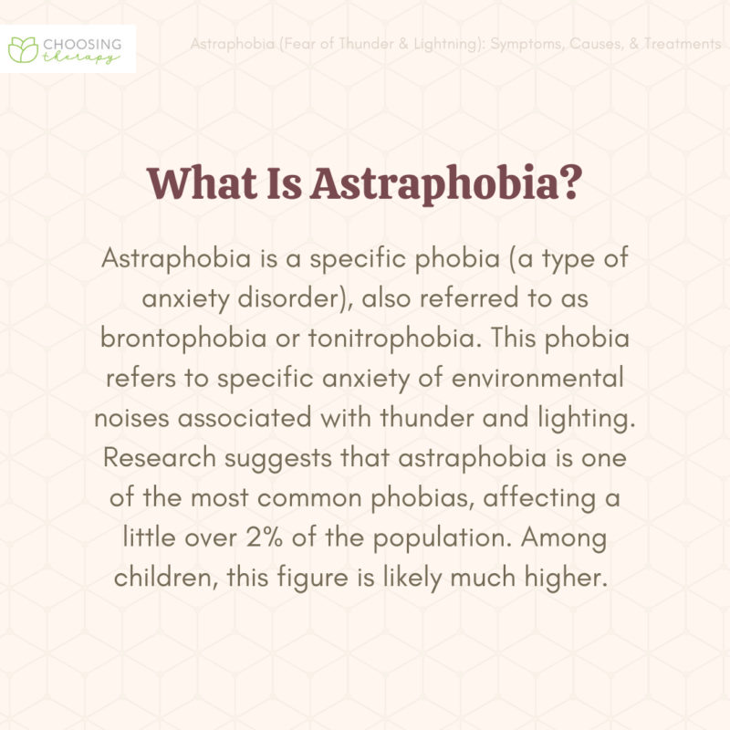 Astraphobia (Fear of Thunder & Lightning): Symptoms, Causes & Treatments