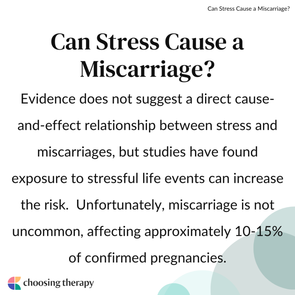 Can Stress Cause a Miscarriage?