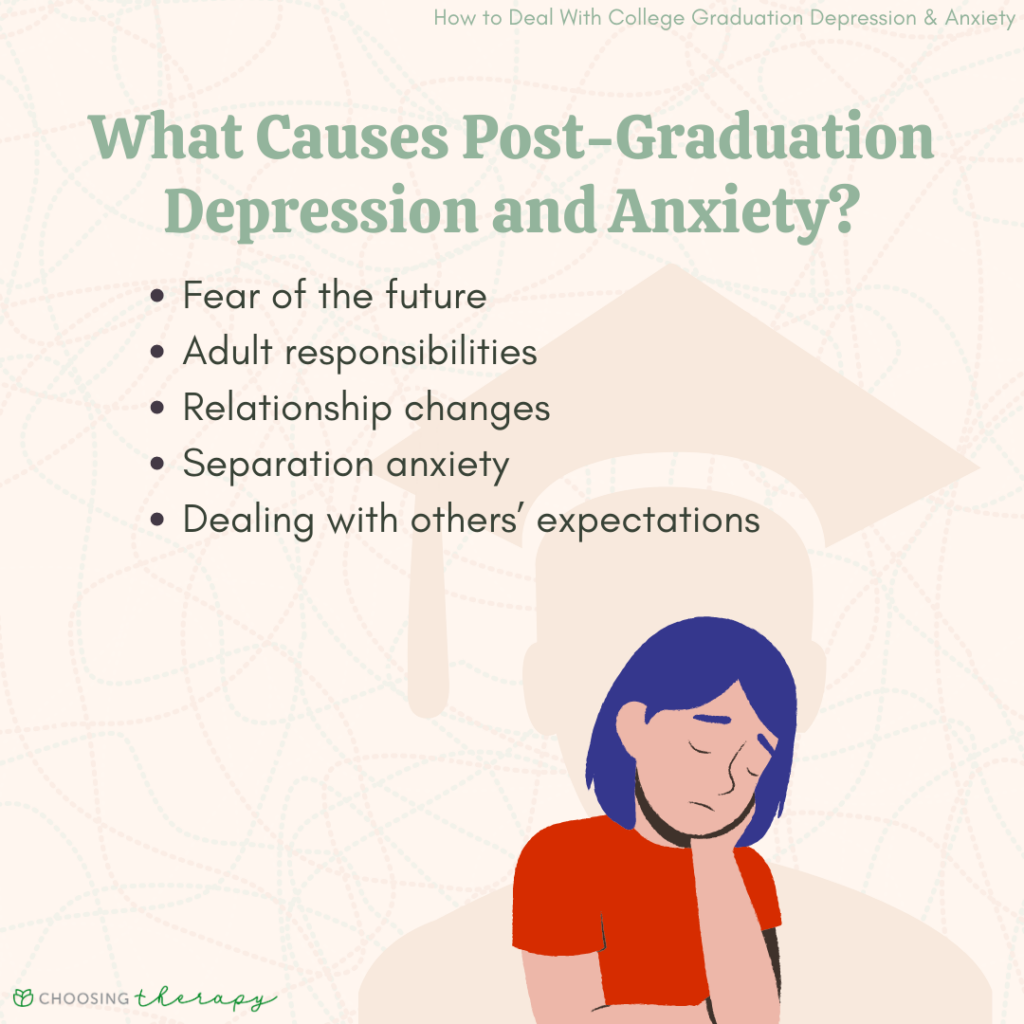Dealing With College Graduation Depression & Anxiety