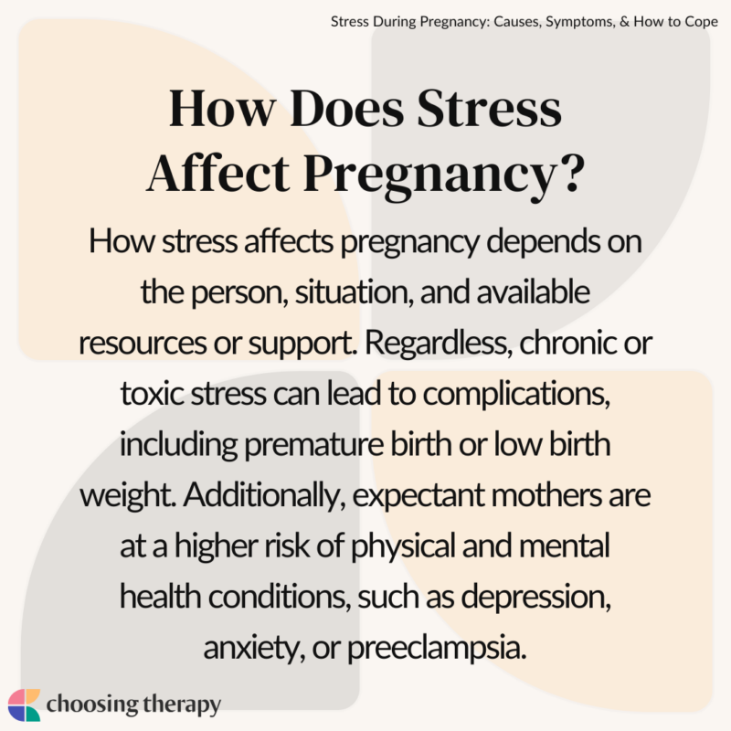 Stress During Pregnancy: Causes, Symptoms, & How to Cope