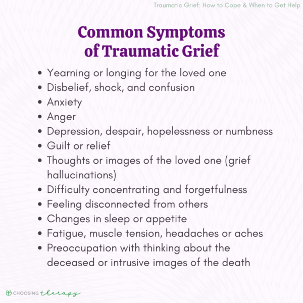 What Is Traumatic Grief?