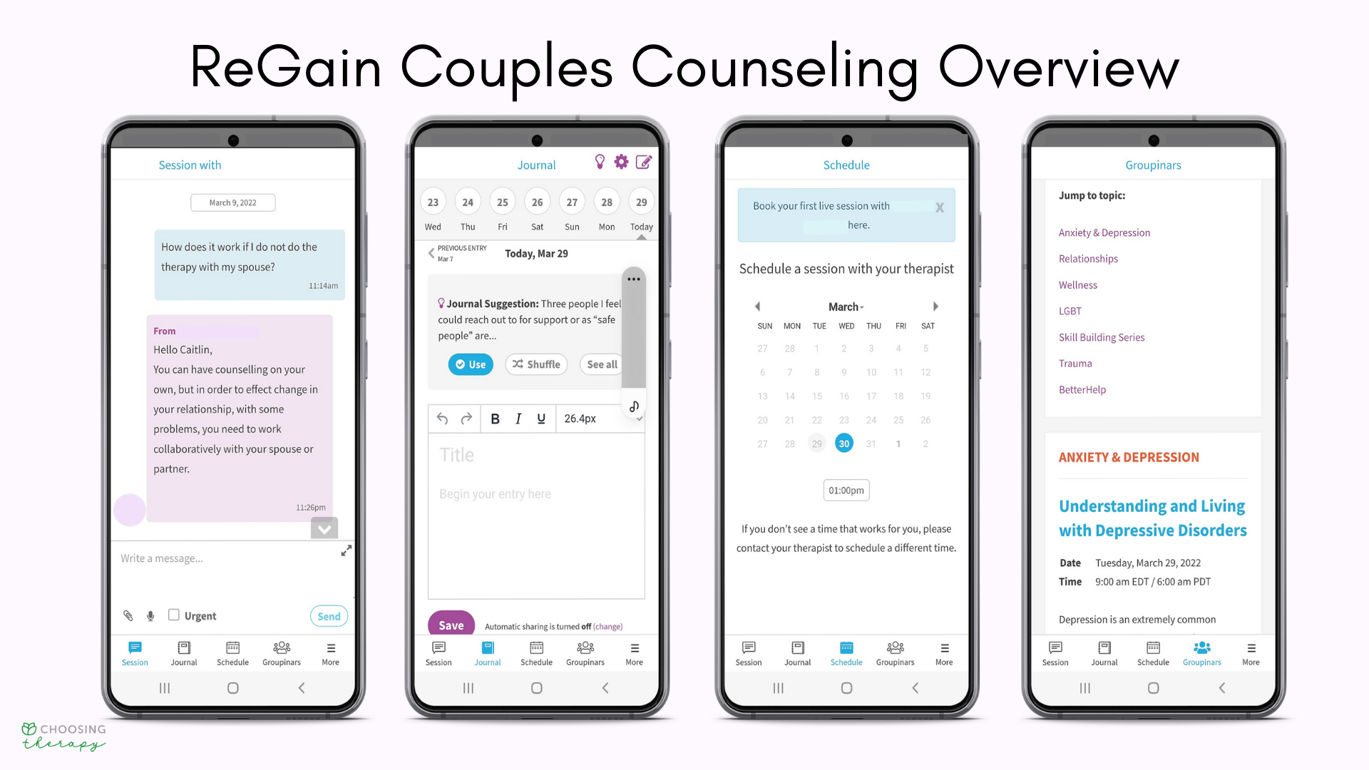 ReGain Counseling Review 2022: Pros, Cons, Cost, & Who It’s Right For ...