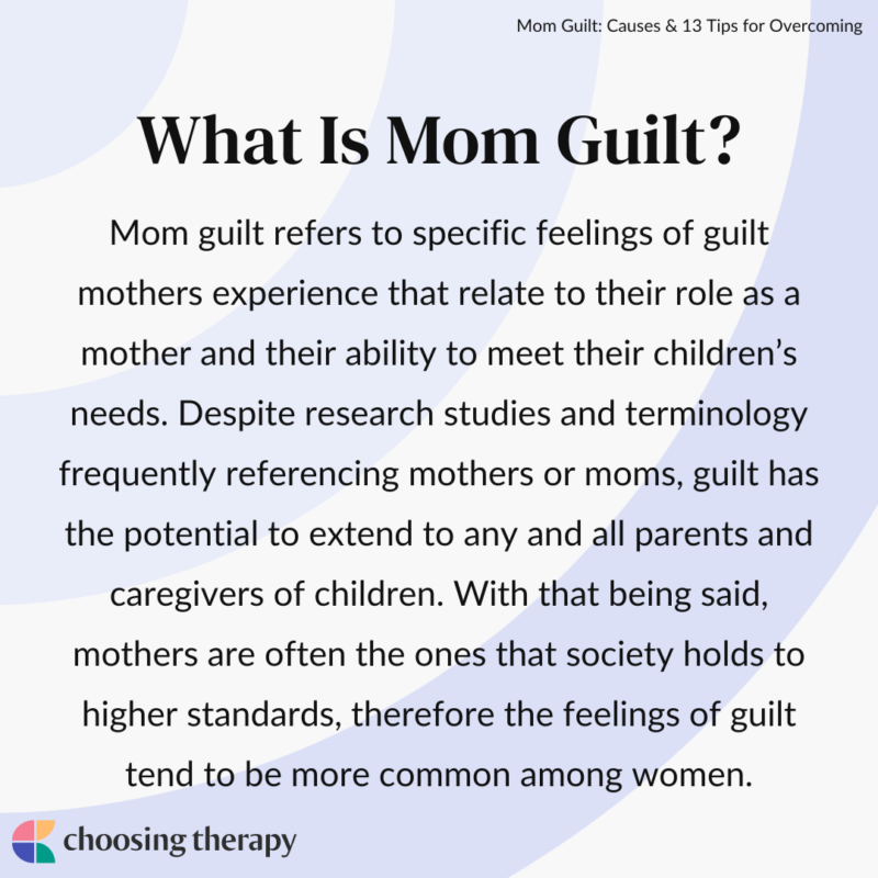 13 Tips for Overcoming Mom Guilt
