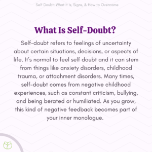 18 Ways to Overcome Self-Doubt