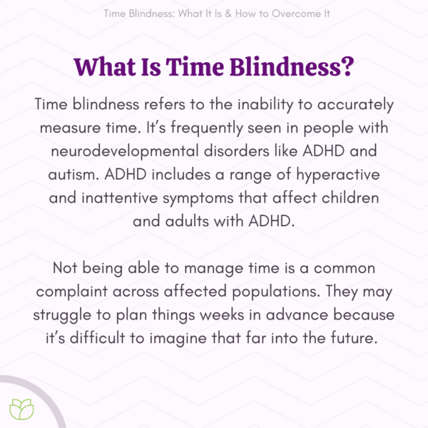 What Is Time Blindness?