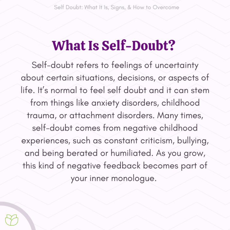 18 Ways to Overcome Self-Doubt