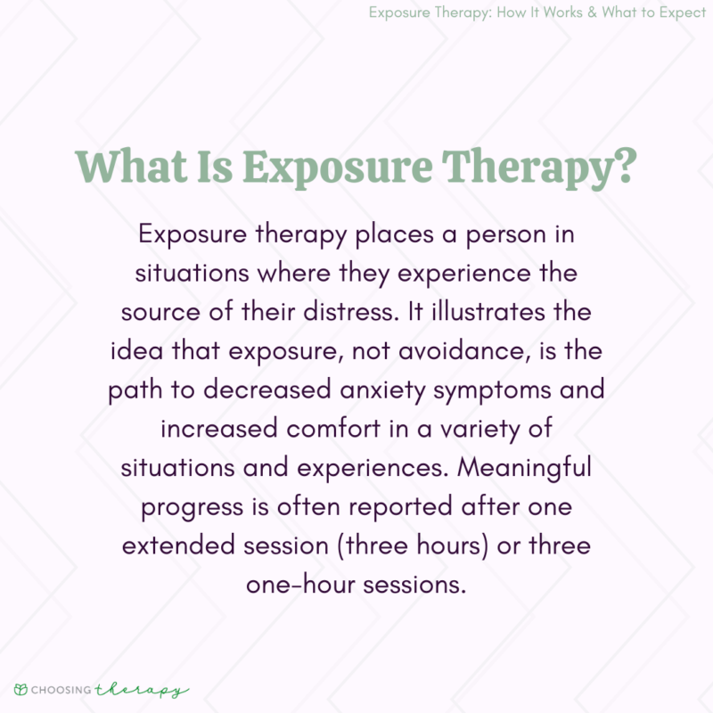 Exposure Therapy: How It Works & What to Expect