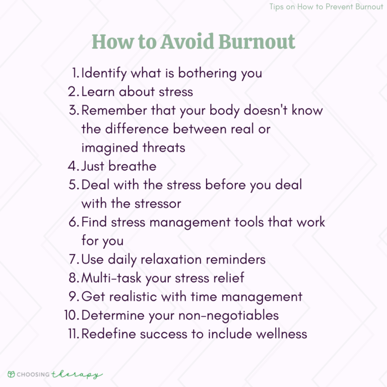 How to Prevent Burnout: 11 Tips From Therapists