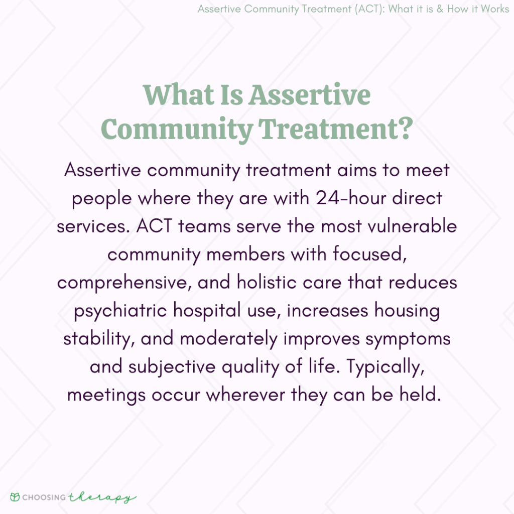 What Is Assertive Community Treatment?