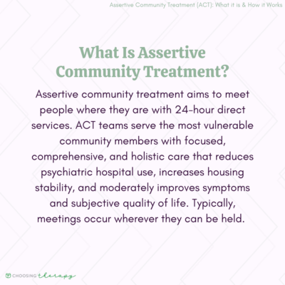 What Is Assertive Community Treatment?