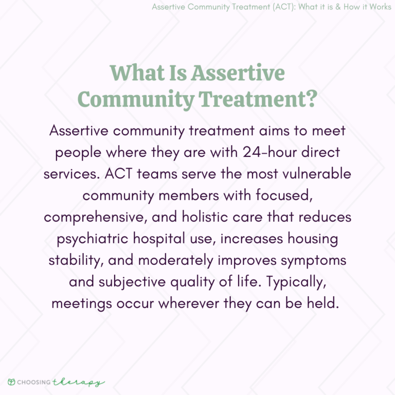 What Is Assertive Community Treatment?