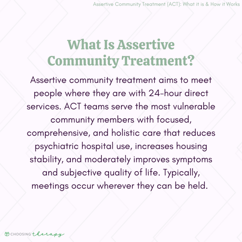 What Is Assertive Community Treatment?
