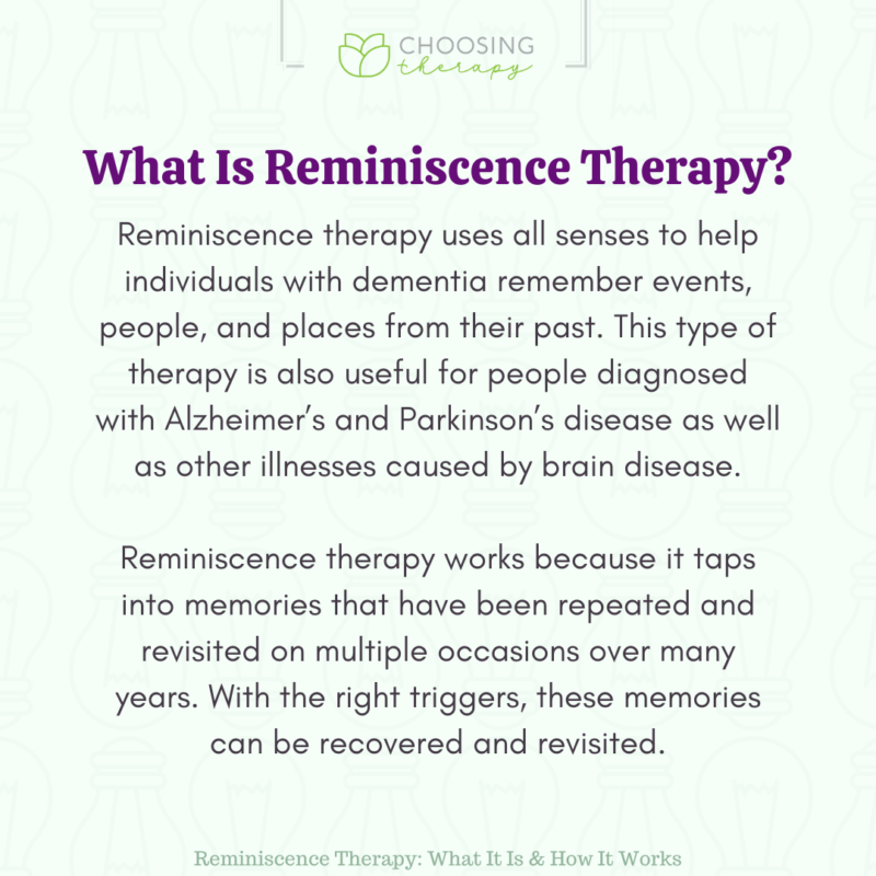 What Is Reminiscence Therapy?