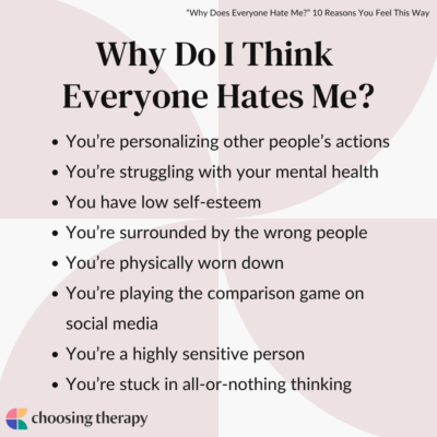 What to Do When You Feel Like Everyone Hates You