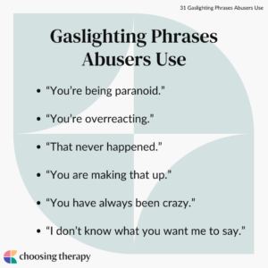 25 Common Gaslighting Phrases to Look Out For