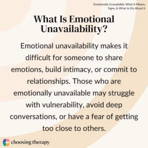 13 Signs Someone Is Emotionally Unavailable