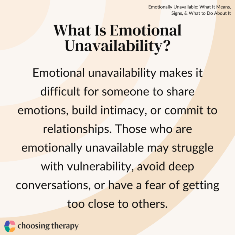 17 Signs Someone Is Emotionally Unavailable