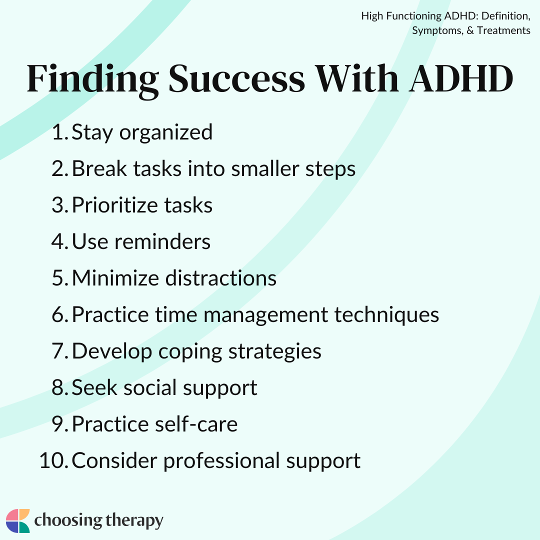 High-Functioning ADHD: Signs, Symptoms, & More