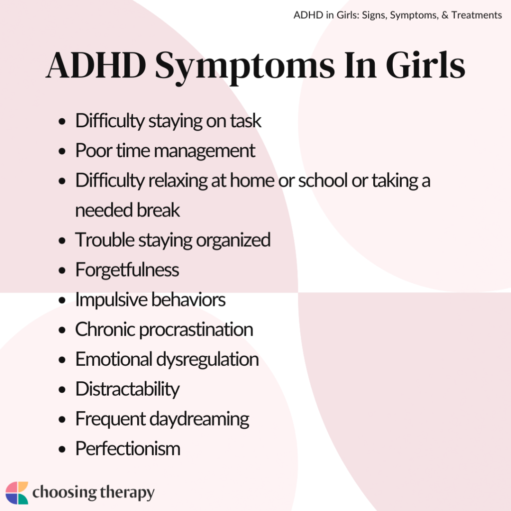 ADHD in Girls: Signs, Symptoms, & Treatments