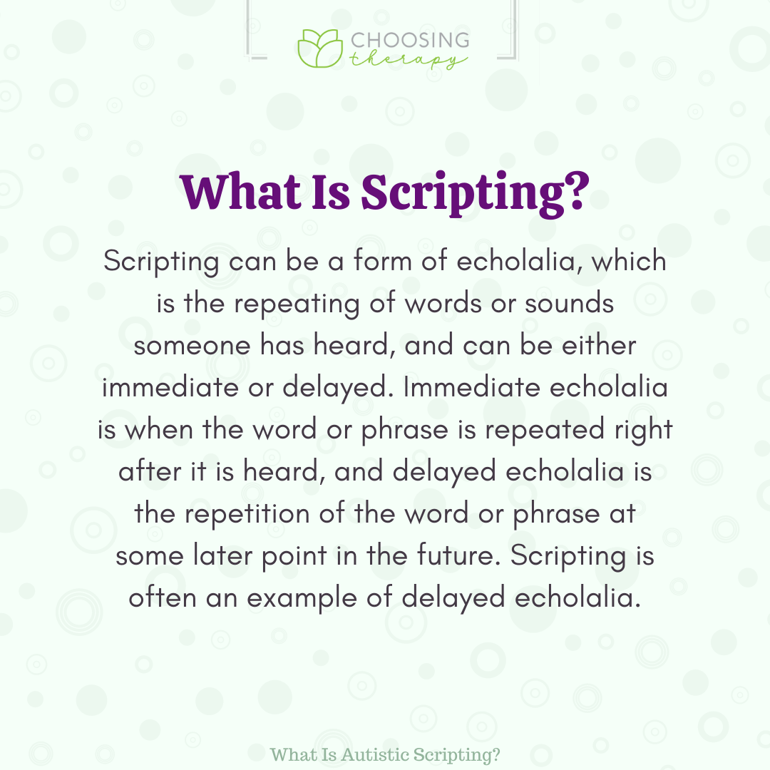 What Is Autistic Scripting 