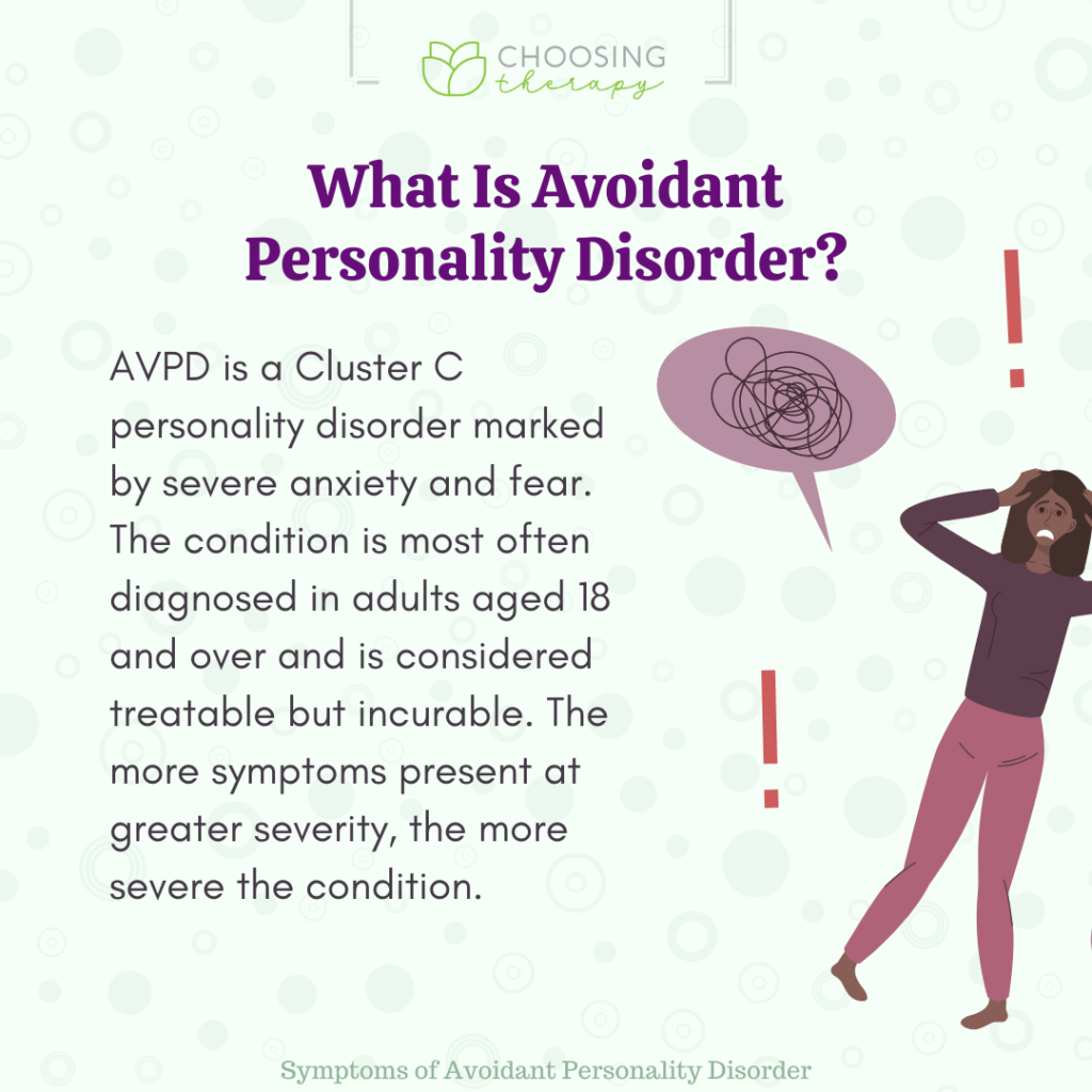 Symptoms of Avoidant Personality Disorder