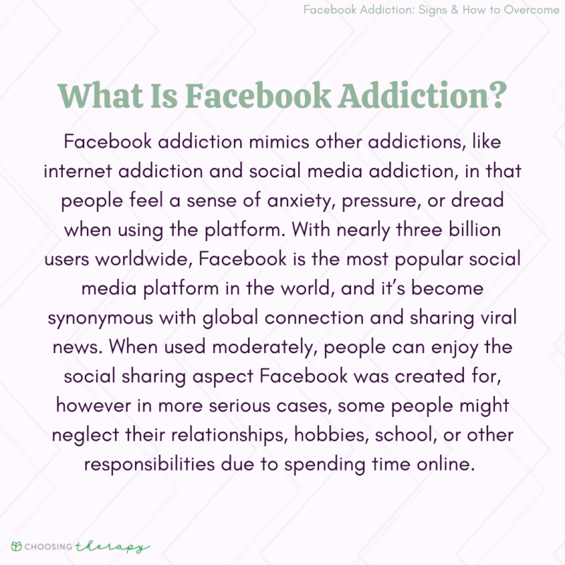 Signs You’re Addicted to Facebook
