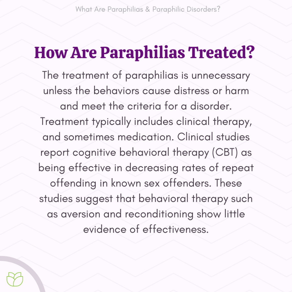 What Are Paraphilias & Paraphilic Disorders?